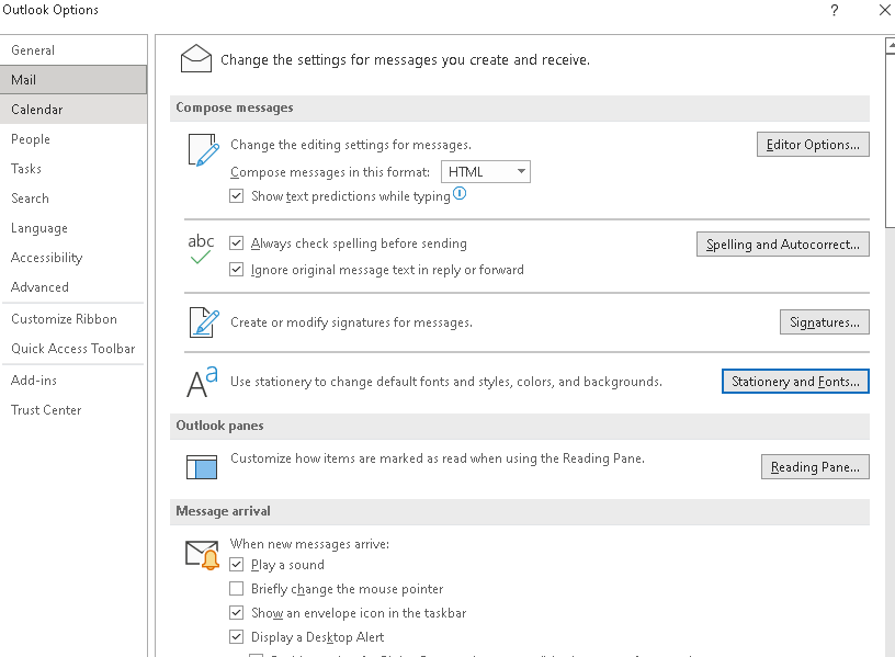 My Outlook font/formatting has all of a sudden changed and I cannot ...