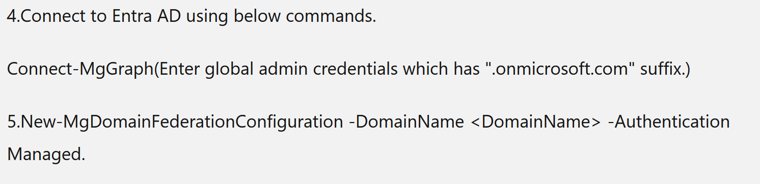 When trying to create a new user account, I'm getting the message ...