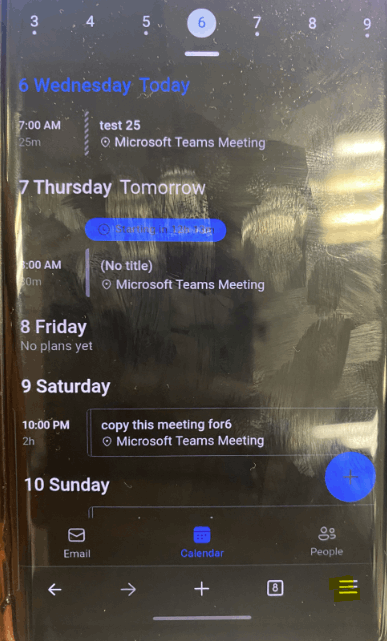 View calendar month in Outlook on the Web, Chrome, Android ...