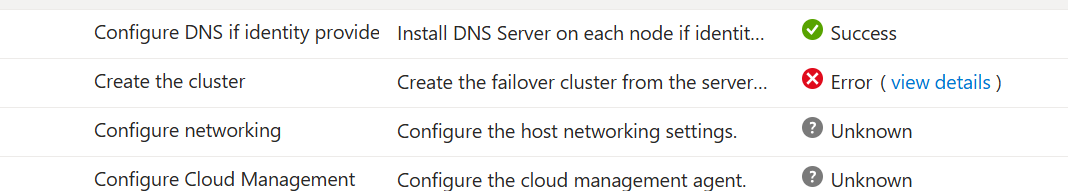 Azure Local SDN Stack error during Cluster Creation - Microsoft Q&A
