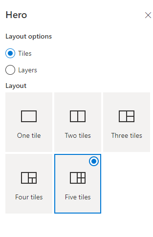 Currently, we are using 5 tiles as per SharePoint layout. We need to ...