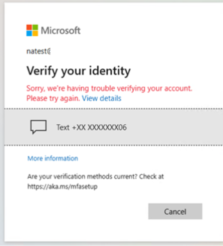 How to sign in in other ways other than the authenticator - Microsoft Q&A