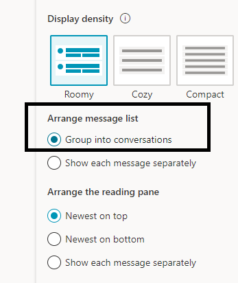 Outlook - Email Chain Overview or Notification - Microsoft Q&A