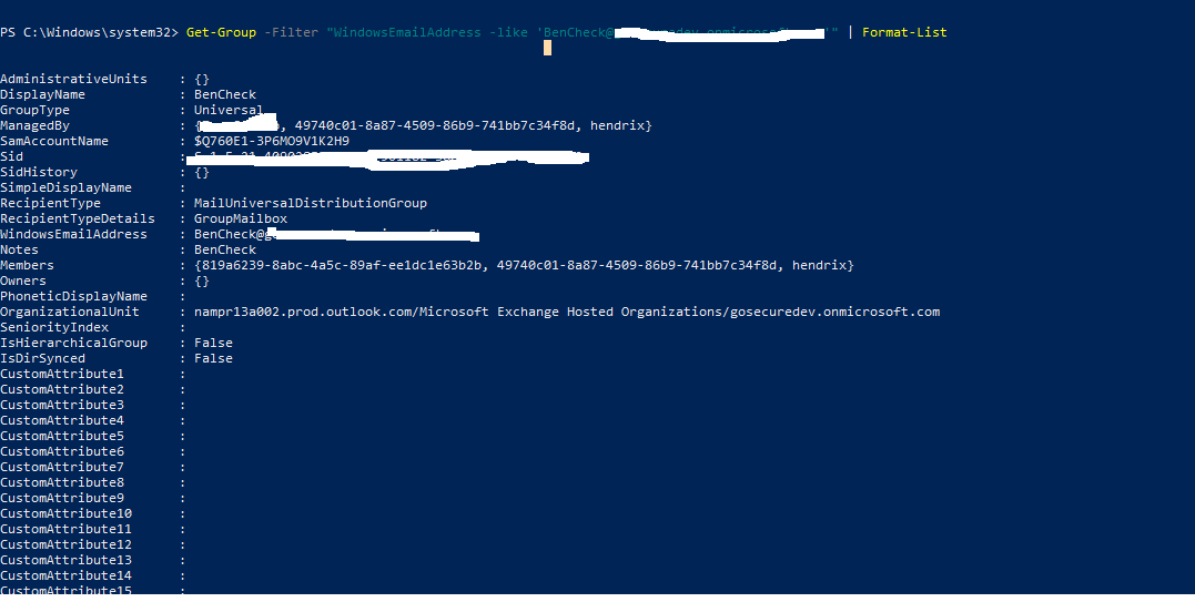 How to get all user information of a hybrid group user? - Microsoft Q&A