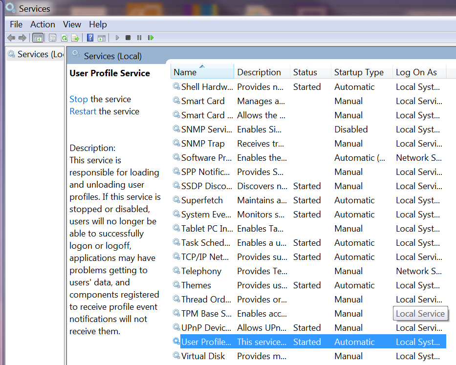 What is User Profile Service? - Microsoft Q&A
