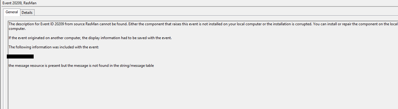 How to disable rasman logs (event id 20209) on windows server 2012 r2 ... How to disable rasman logs (event id 20209) on windows server 2012 r2 ...