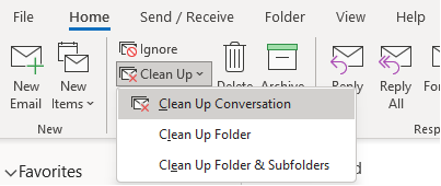 How to disable Conversation Clean Up - Microsoft Q&A