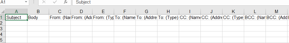 Need to fix problem with Outlook email export to .csv file - Microsoft Q&A