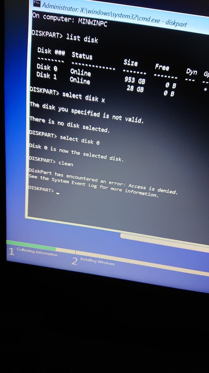 Windows cannot be installed to this hard disk space - Microsoft Q&A