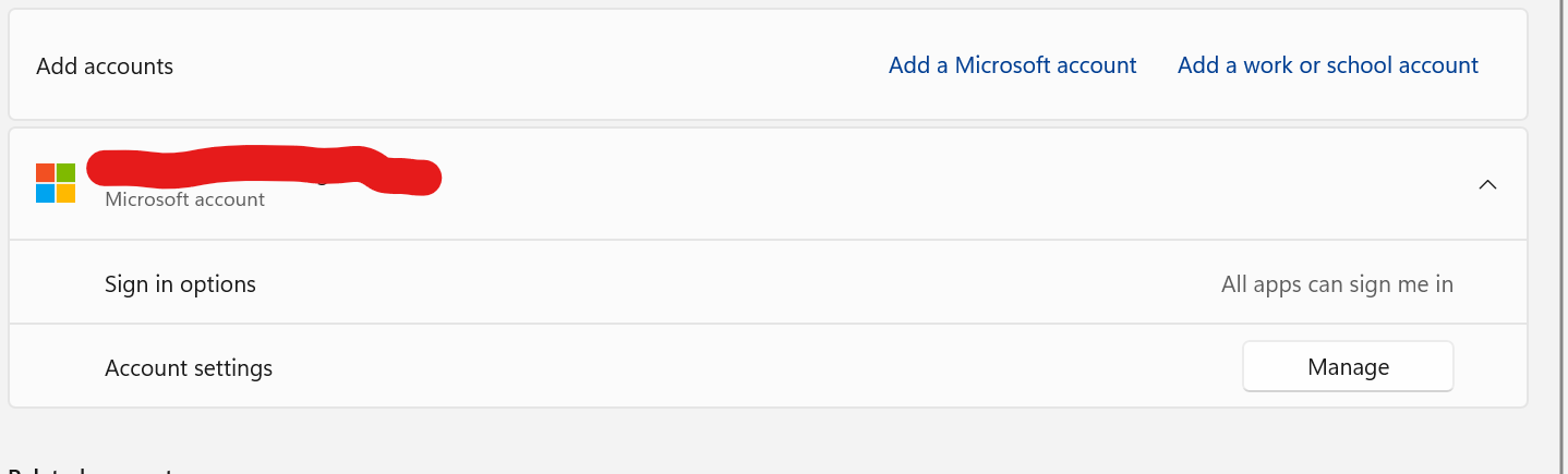 I cant sign my microsoft account out of my windows account - Microsoft Q&A