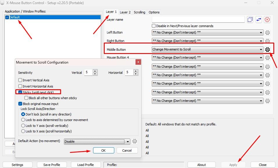 free-spin scrolling For All Programs - Microsoft Q&A