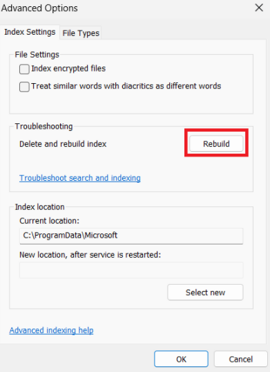Indexing issue - Microsoft Q&A