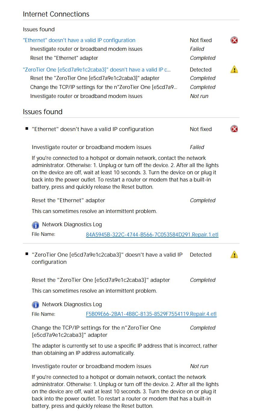 Unstable cabled ethernet connection - Microsoft Q&A