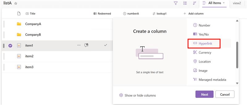 How can I configure a lookup column in Microsoft Lists to open links directly in the SharePoint ...