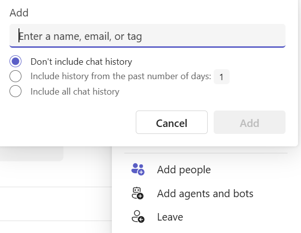 How do I start a complete new chat in Teams without older chat messages ...