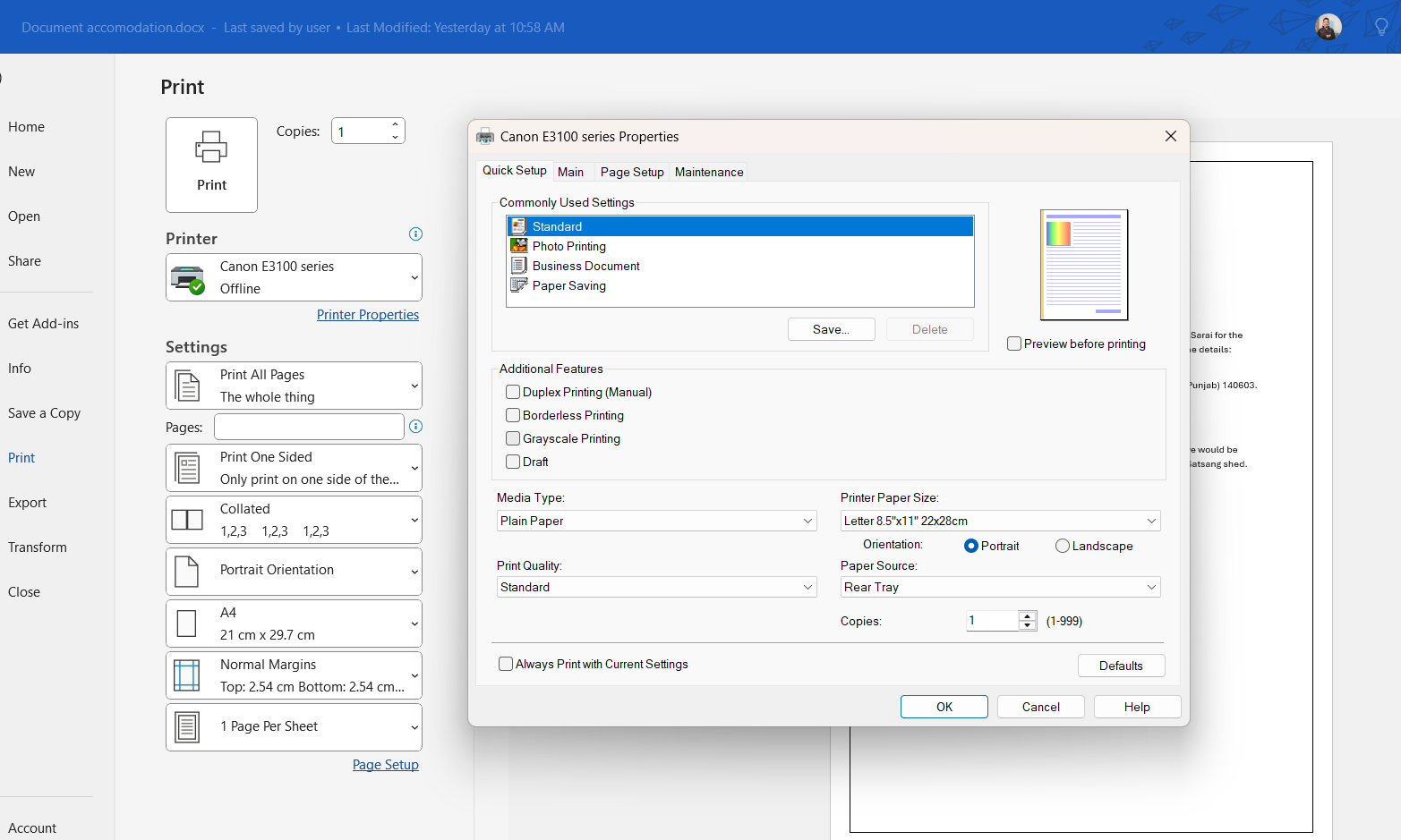 I just installed the HP Smart Tank 6000 printer driver, but there is no ...