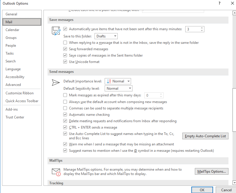 Outlook Auto-Complete not working - Microsoft Q&A