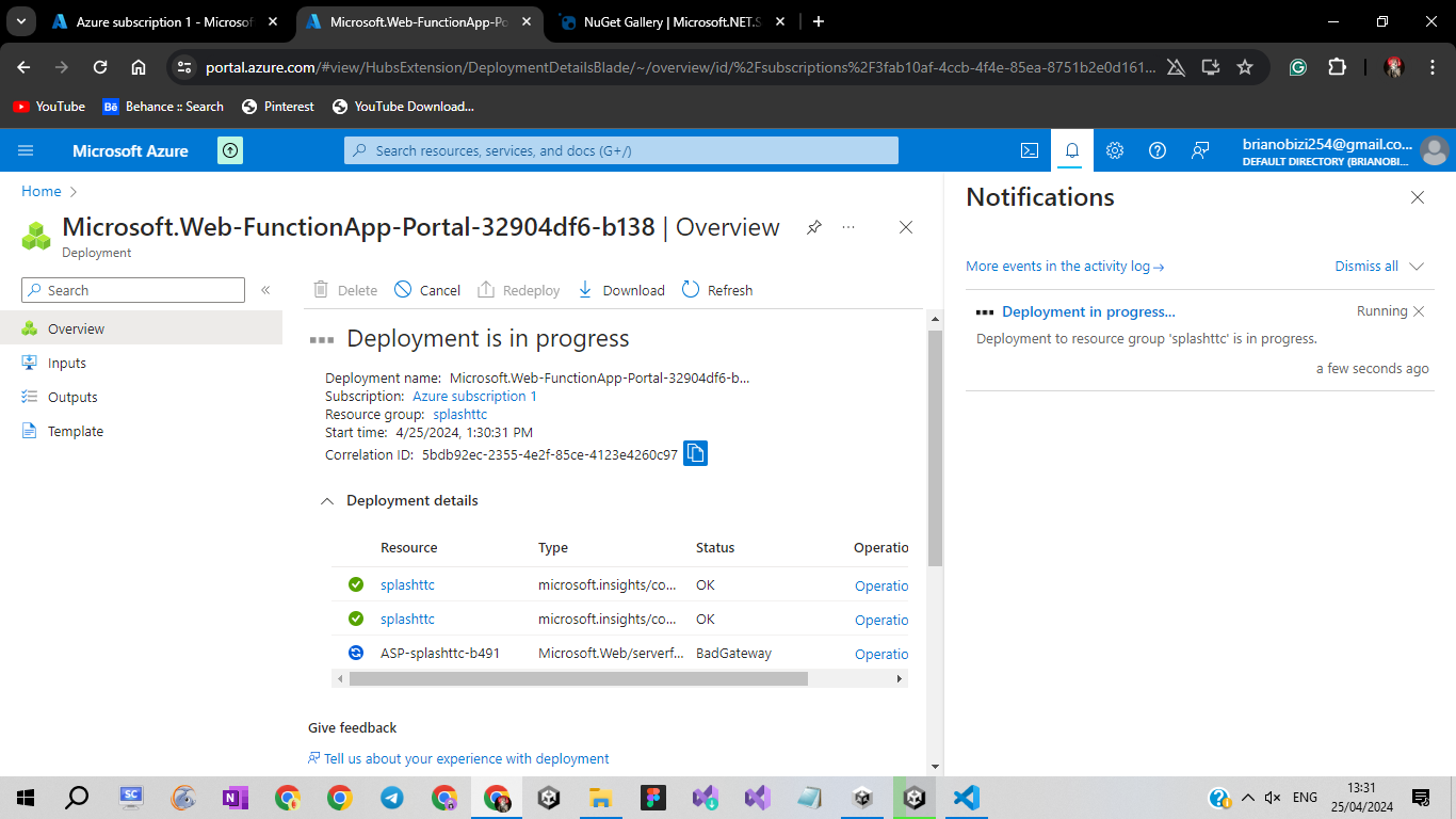 I can't create a Function with the free subscription - Microsoft Q&A
