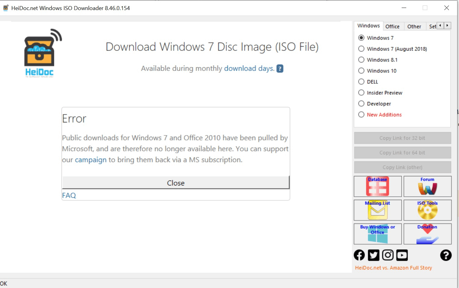 Where to get Windows 7 Pro SP1 64 Bit .iso file - Microsoft Q&A