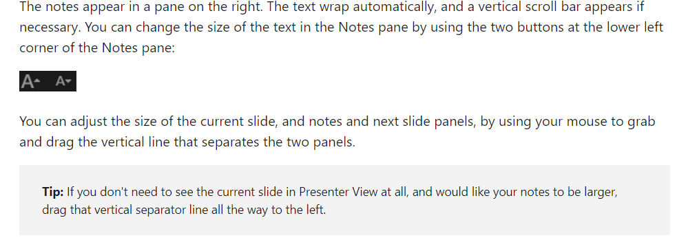Notes in PowerPoint not showing up in Presenter View (Mac) - Microsoft Q&A