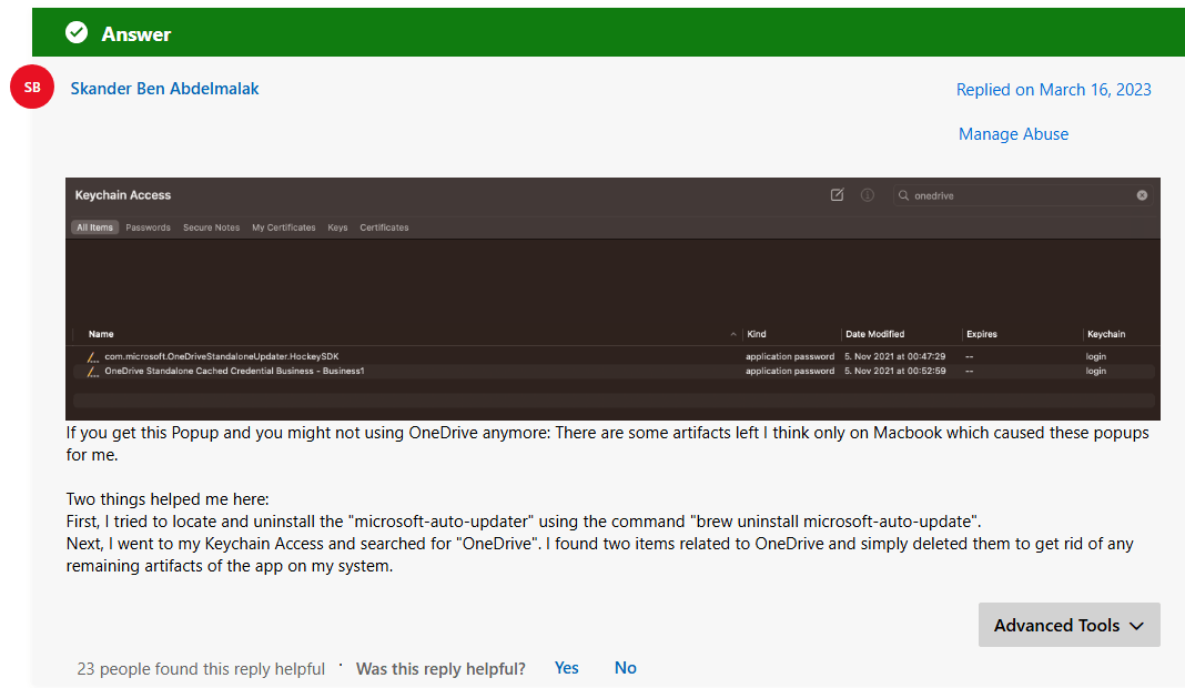 office for mac repeatedly requesting keychain access - Microsoft Q&A