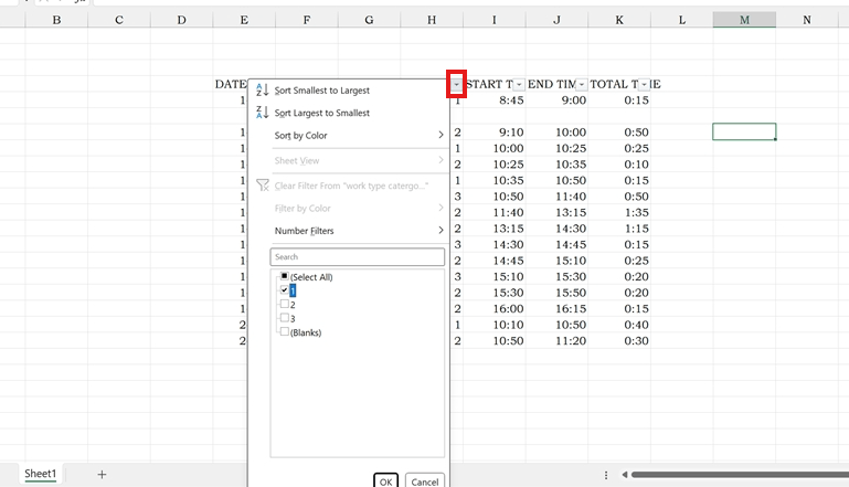 Create a productivity pivot table that will auto populate into a ...