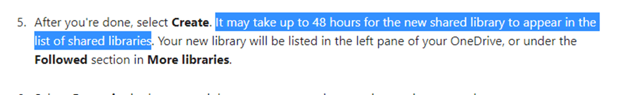New Sharepoint Libraries not showing in OneDrive online - Microsoft Q&A