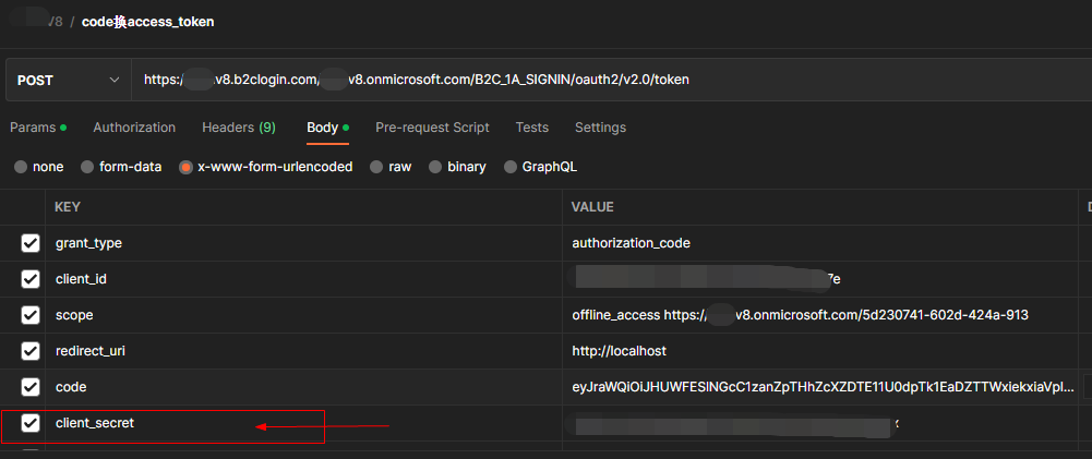 How to use authorization_code to obtain access_token in Custom Policies for AzureAD B2C When ...
