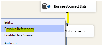 How do you refresh the unmapped input columns in SSIS? The field exists in both the input and ...