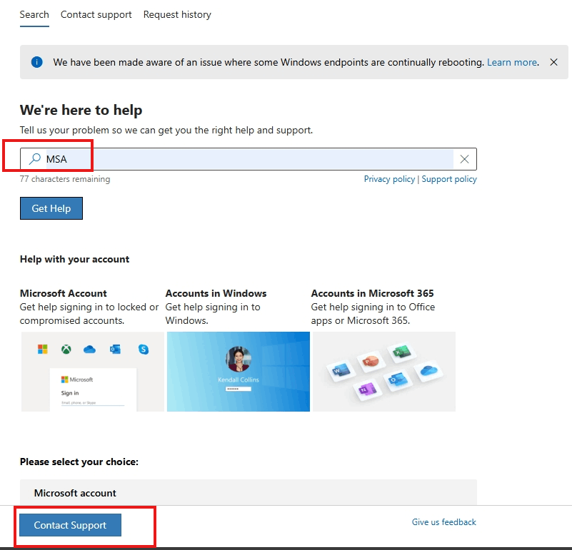 why cannot I make changes to my account - Microsoft Q&A