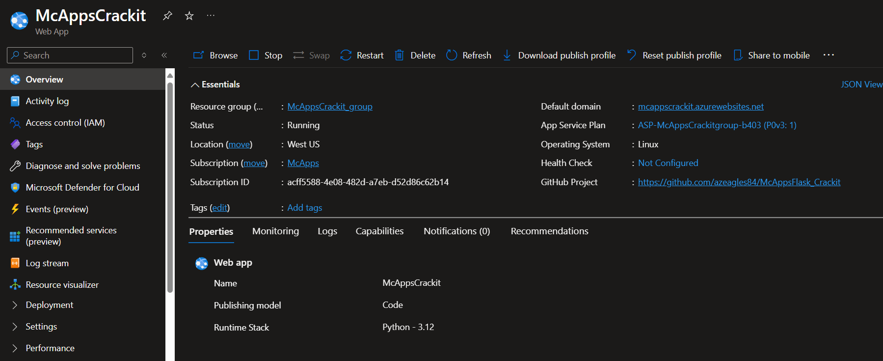FLask Code not moving from azure devops to azure services - Microsoft Q&A