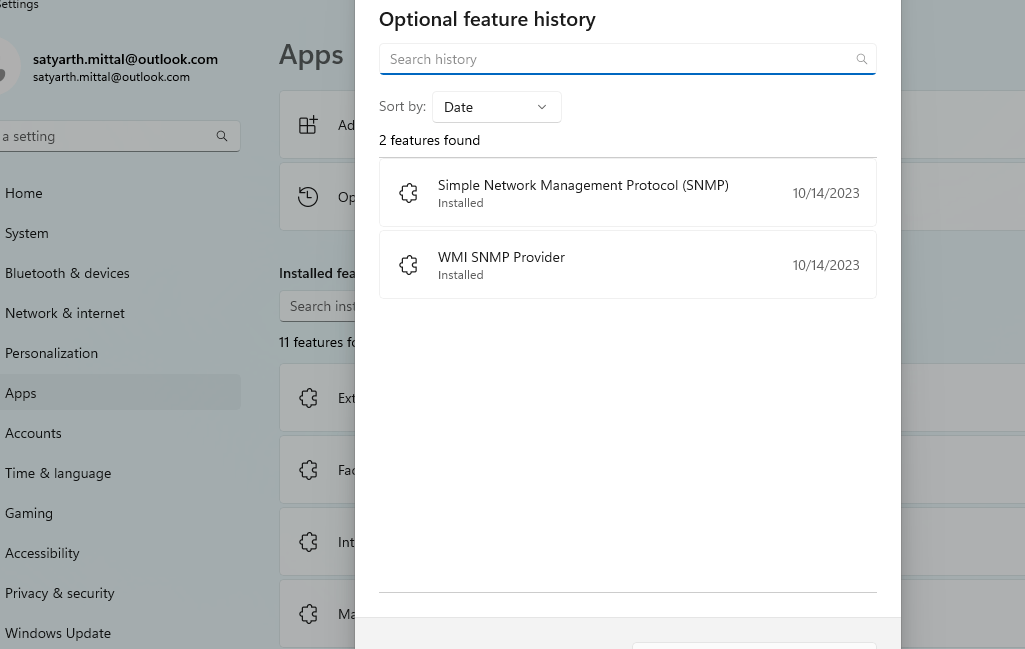 Windows 11 & Windows 10 Issue - Enabling SNMP services- Machines working in OFFLINE Mode -Not ...