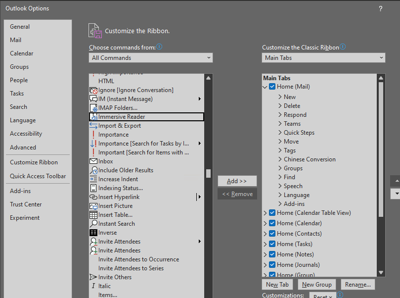 Outlook 365 Desktop - Immersive reader activated - can't turn off ...