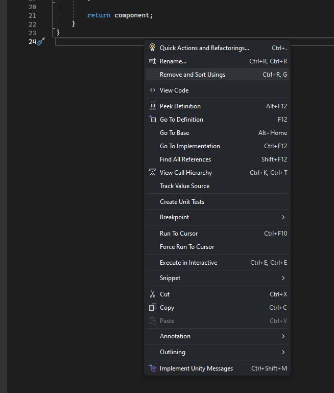 Hotkey Edit.SortUsings doesn't work with my updated Visual Studio - Microsoft Q&A