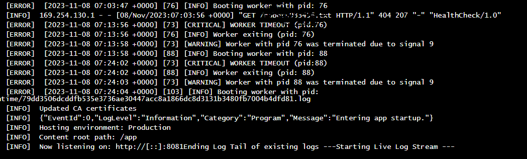 Not able to call endpoint in Web App Service - Microsoft Q&A