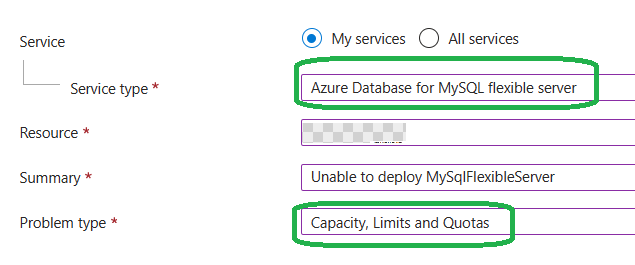 Unable to deploy MySqlFlexibleServer - Microsoft Q&A Unable to deploy MySqlFlexibleServer - Microsoft Q&A