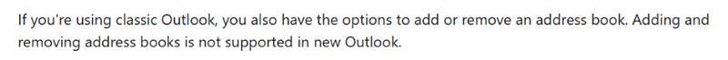 Address book in new Outlook; how do I edit exchange distribution lists ...