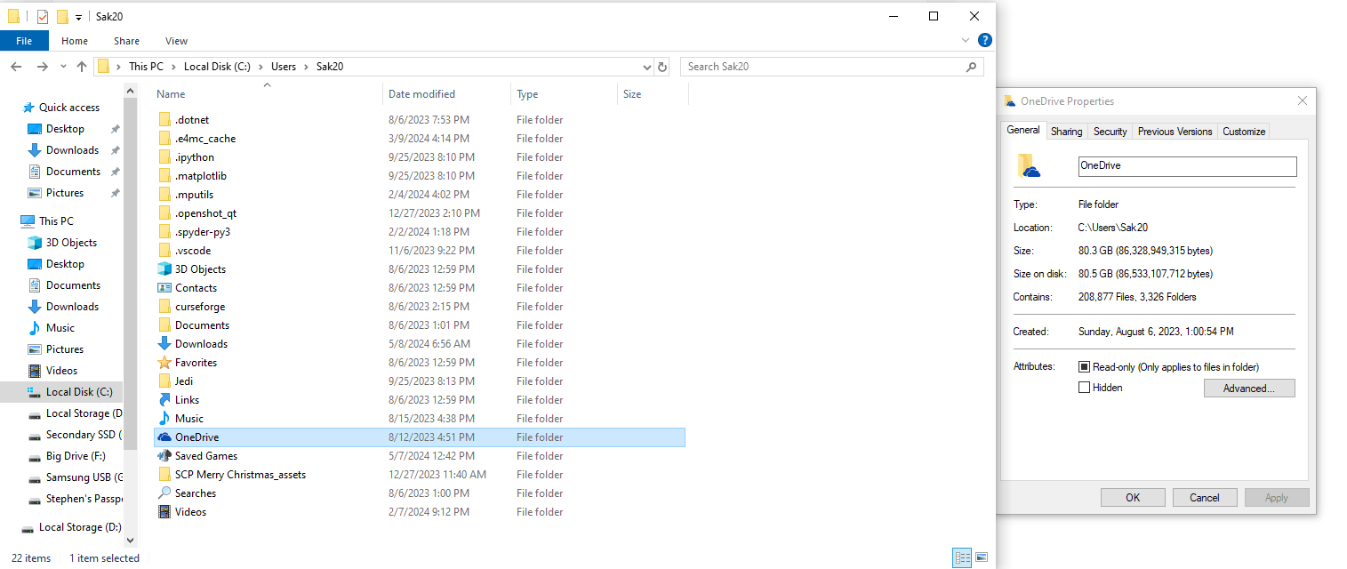OneDrive is uninstalled on my PC, yet its still syncing. How do I stop ...