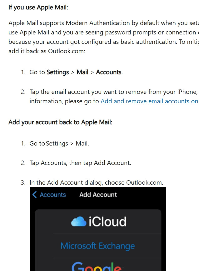how do I access my outlook (hotmail) in the "mail" shortcut of a Mac ...