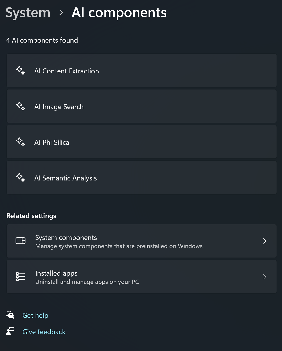 How can I uninstall or disable AI components on my windodws PC ...