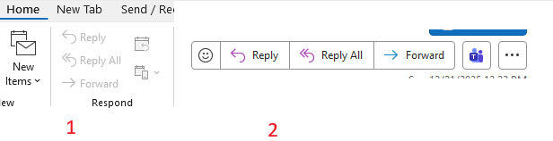 reply, reply all and forward buttons are greyed out - Microsoft Q&A