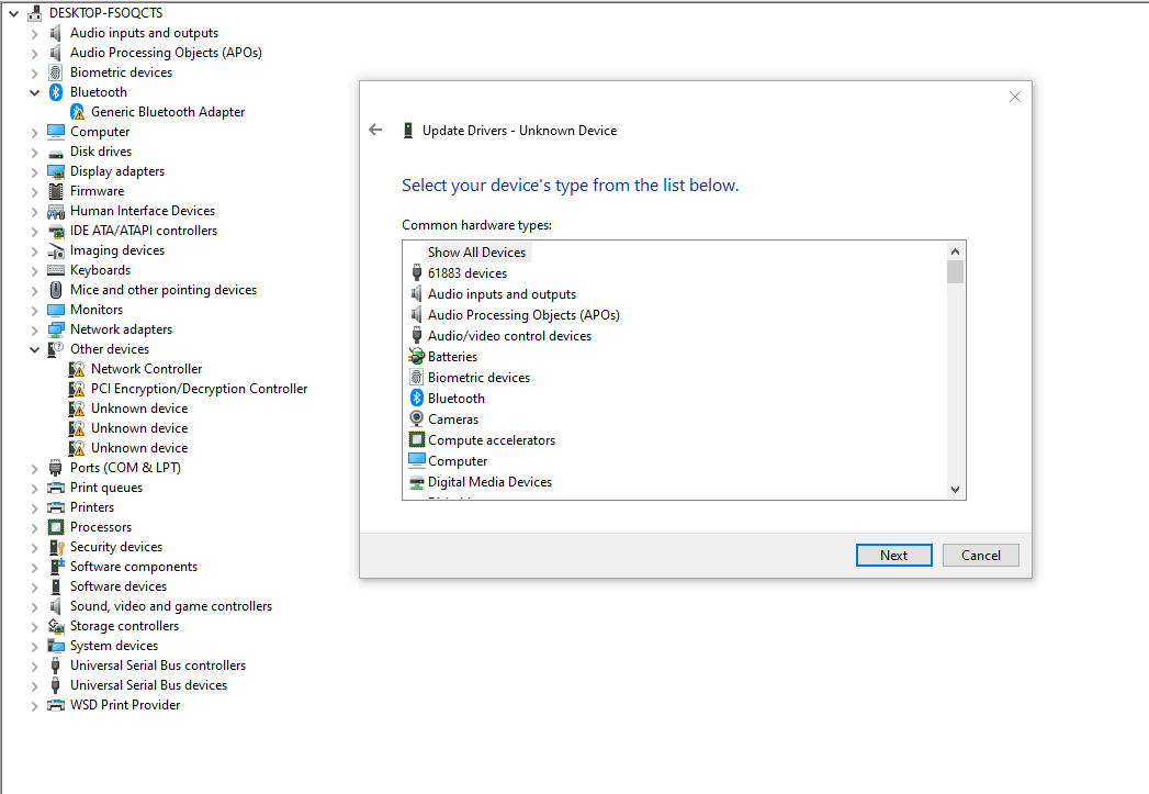 How do I fix mt Generic Bluetooth Adapter? - Microsoft Q&A