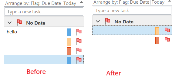 How to customize the task list display in Outlook (classic, desktop ...
