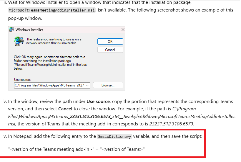 Unable to uninstall Microsoft Teams Meeting Add-in from settings\apps - Microsoft Q&A