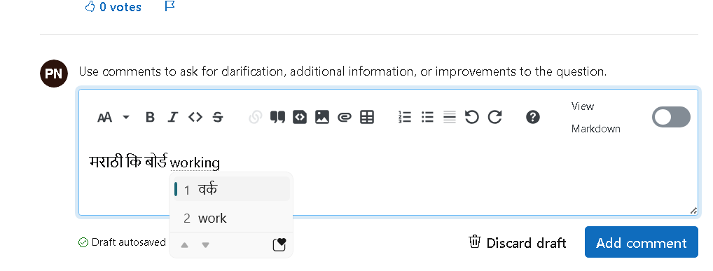 marathi phonetic app does not work properly - Microsoft Q&A