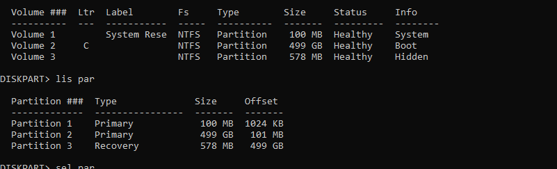 Partition problem - Microsoft Q&A