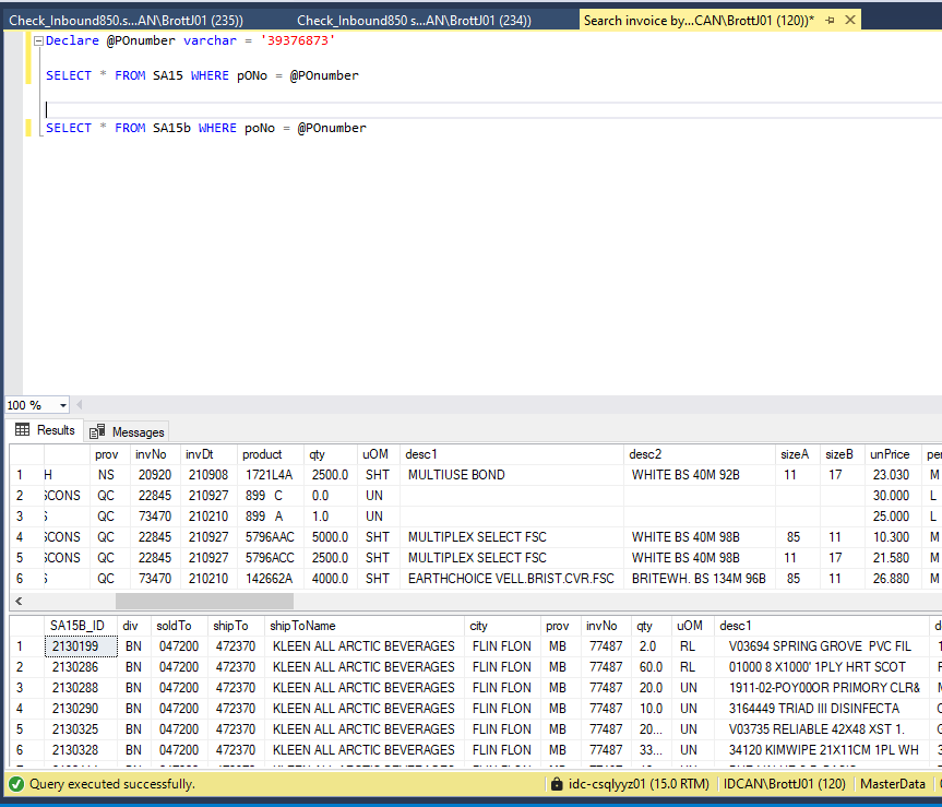 Could two queries share the same parameter/variable? - Microsoft Q&A