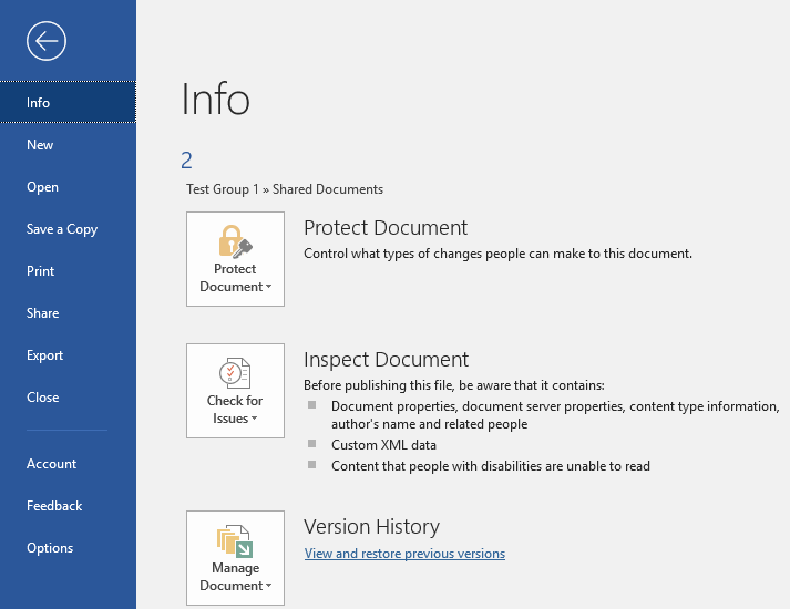 Office 365:Word SharePoint Workflows and Sharing - Microsoft Q&A