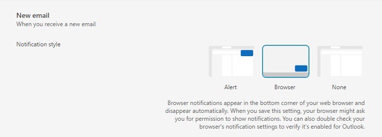 OWA Outlook does not have desktop notification feature - Microsoft Q&A