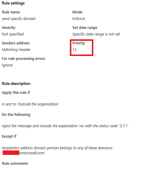 O365 Mailflow rules, validation of email address domains - Microsoft Q&A